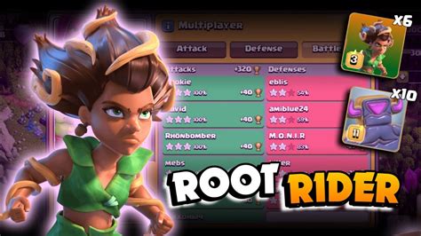 Legend League • Th16 Root Rider Cookie Smash Attack Strategy New