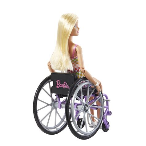 Barbie Poupée Avec Fauteuil Roulant Barbie Fashionistas Mattel