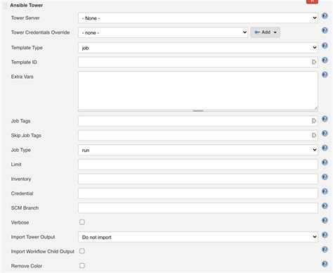 Ansible Tower Jenkins Plugin