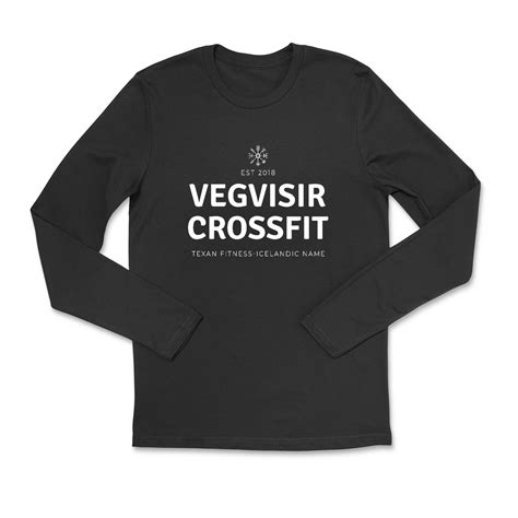 Crossfit Mens Long Sleeve — Fully Amped