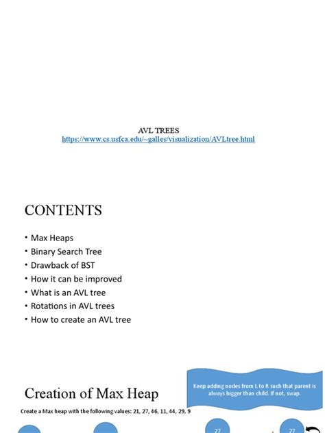 5 Heaps Binary And Avl Trees Pdf Algorithms And Data Structures Computer Data