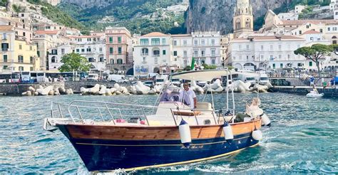 Half Day Private Boat Tour Of The Amalfi Coast Getyourguide