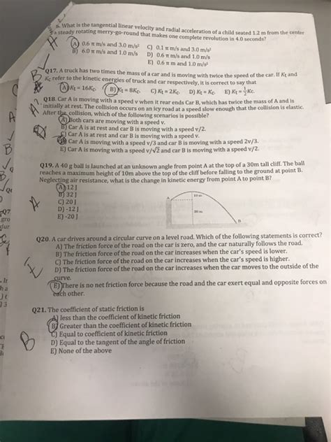 Solved What Is The Tangential Linear Velocity And Radial