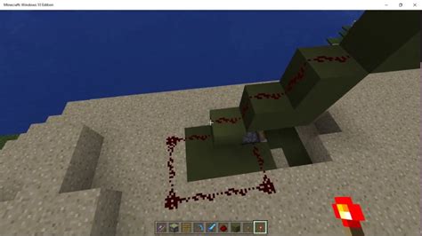 How To Build A Redstone Torch Key Secret Base In Minecraft Youtube