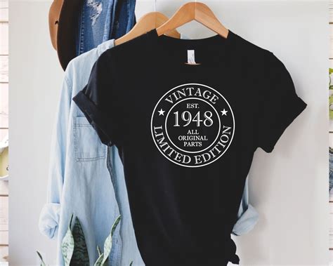 76th Birthday Shirt Retro 1948 Shirt 76th Birthday T For Men