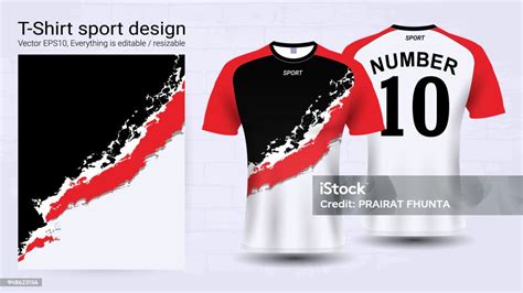 축구 유니폼과 티셔츠 스포츠 이랑 템플릿 축구 클럽에 대 한 그래픽 디자인 또는 Activewear 유니폼 색상 및 팀에서 글자 스타일을 변경 하려면 사용자 지정에 대 한