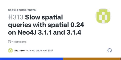 Slow Spatial Queries With Spatial 0 24 On Neo4J 3 1 1 And 3 1 4 Issue
