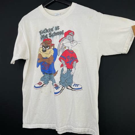 00s Kickin It Old School Bugs Bunny Taz Hip Hop Depop