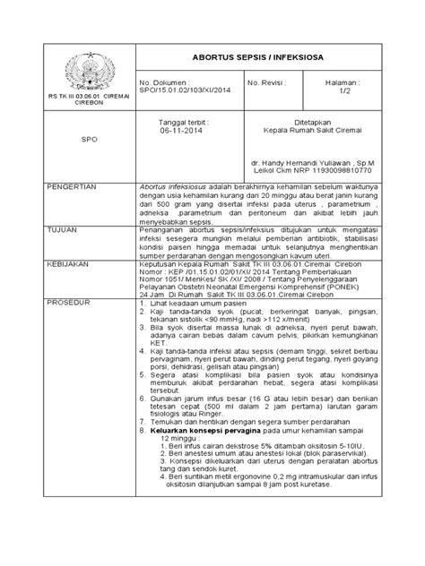 Abortus Sepsis Pdf