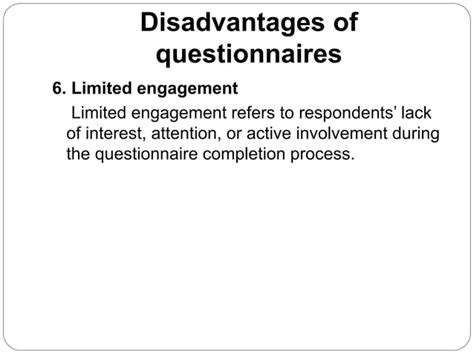 Questionnaire Method Pptx
