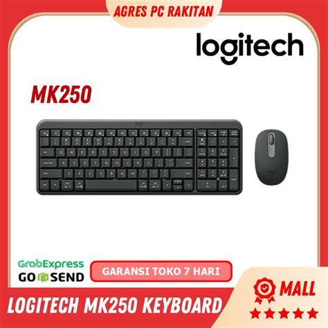 Promo Logitech Mk250 Compact Bluetooth Wireless Mouse Dan Keyboard Graphite Jakarta Utara