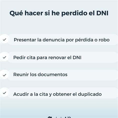 Qué Hacer En Caso De Pérdida De Dni Consultoría Ambiental Aspra