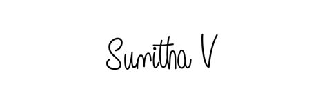 81 Sunitha V Name Signature Style Ideas Creative Online Signature