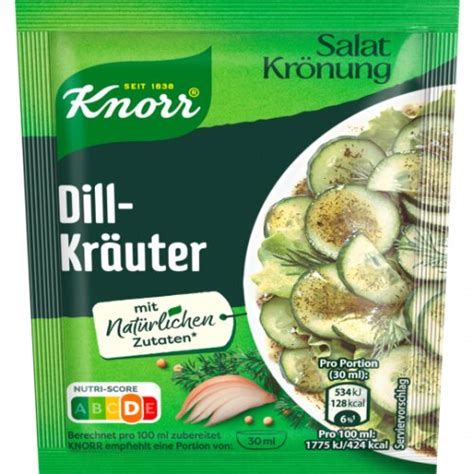 Knorr Salatkrönung Dill Kräuter 45g Lebensmittel Versand eu Leben