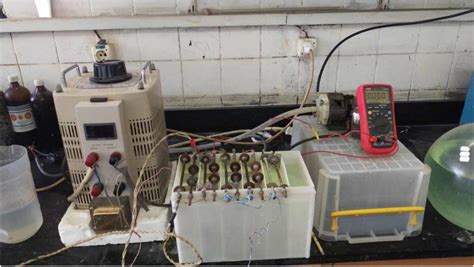 Set Up Of The Electrocoagulation Ec Cell Unit Consisted Of