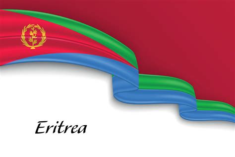 Waving Ribbon With Flag Of Eritrea 49736853 Vector Art At Vecteezy