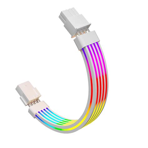 Sirlyr 8 Pin Rgb Gpu Cable Rgb Psu Cables Extension Addressable