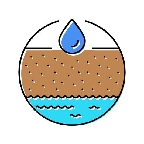 Aquifer Analysis Hydrogeologist Color Icon Vector Illustration 35273717