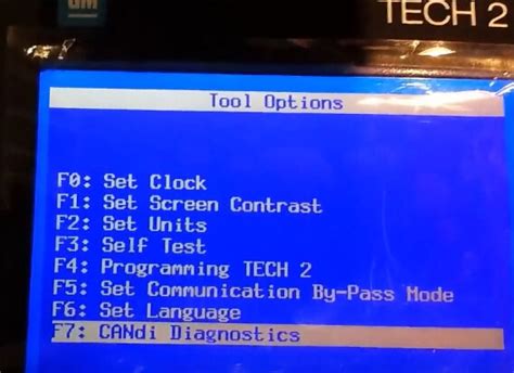 How To Self Test With Gm Tech2 Candi Module