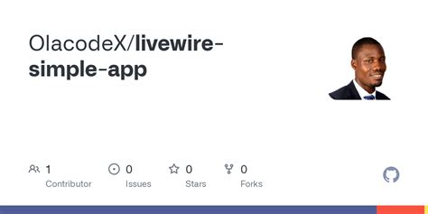 Github Olacodexlivewire Simple App