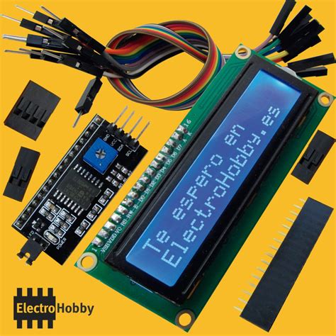 ᐉ Lcd I2c Kit De Montaje Lcd1602 Con I2c Para Arduino