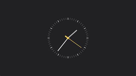 Simple Analog Watch Clock Mac Screensaver Gridfiti