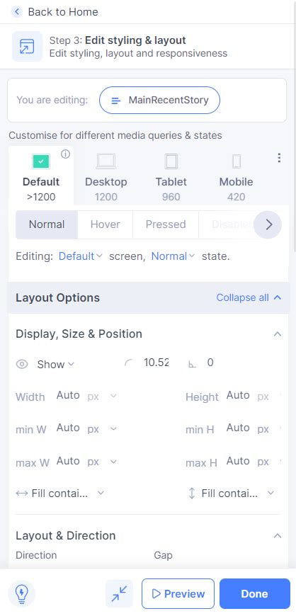 Building Responsive Content Sections With Locofy Ai A Step By Step Guide Locofy Docs