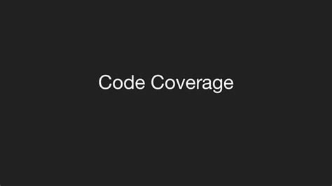 Code Coverage Pdf