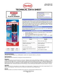 TECHNICAL DATA SHEET Loctite Products Technical Data Sheet Loctite Products Pdf PDF PRO