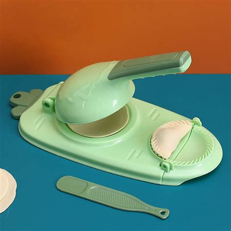 2 In 1 Manual Dumpling Maker Green Color Dropshop 2 5 Drop