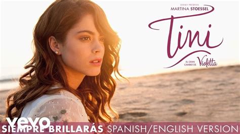 Tini Siempre Brillar S Spanish English Version Audio Only Youtube