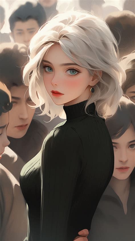 动漫回眸女孩