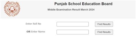 Pseb 8th Result 2024 Link Active Check Your Punjab Board 8th Result Directly