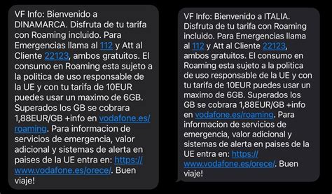 El Roaming De Vodafone Funcionó Bien En La Unión Europea Info Viajera
