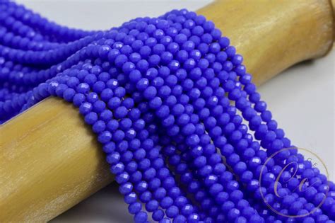 4mm Dark Blue Crystal Glass Beads Cb4 16 4mm Crystal Beads