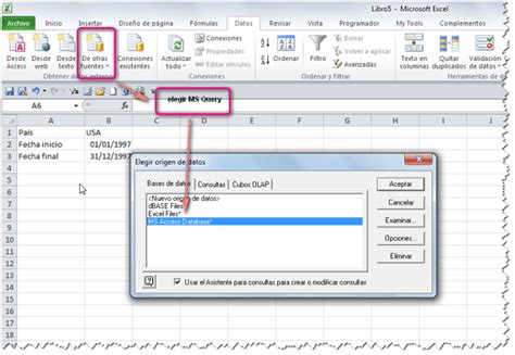 Cómo Ejecutar Una Consulta Sql Desde Excel Con Parámetros Fácilmente