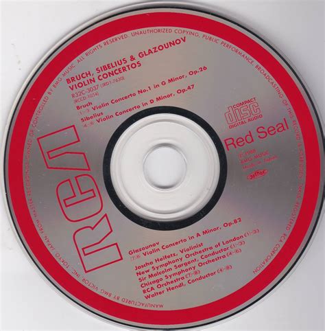 Yahooオークション Rca初期盤 ハイフェッツ ブルッフ シベリウス