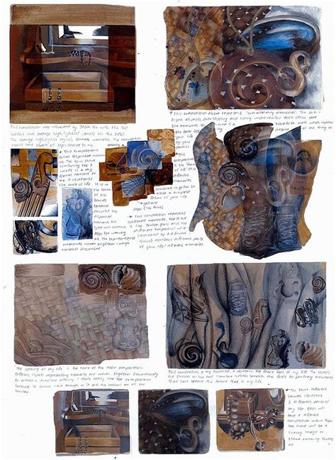 A Igcse Art Coursework Trinkets Treasures And Memories Gcse Art Sketchbook Composition Art