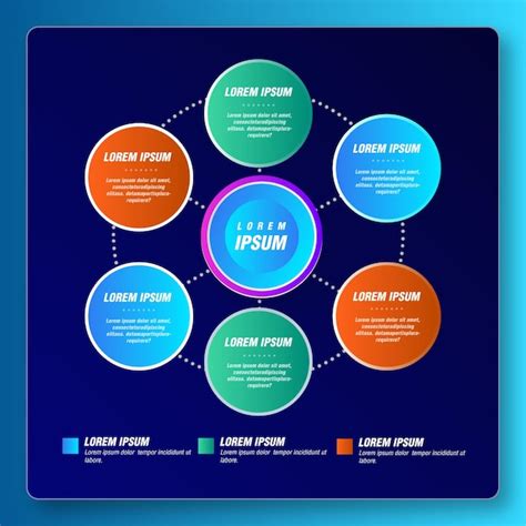 Premium Vector Round Color Chart