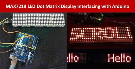 max7219 led dot matrix display interfacing with arduino artofit