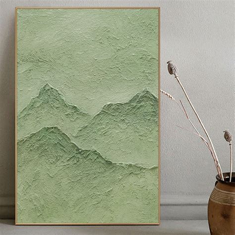 Abstract Mountain Art Etsy