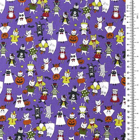 Halloween Costume Funny Cats Fabric By Kokka Modes4u