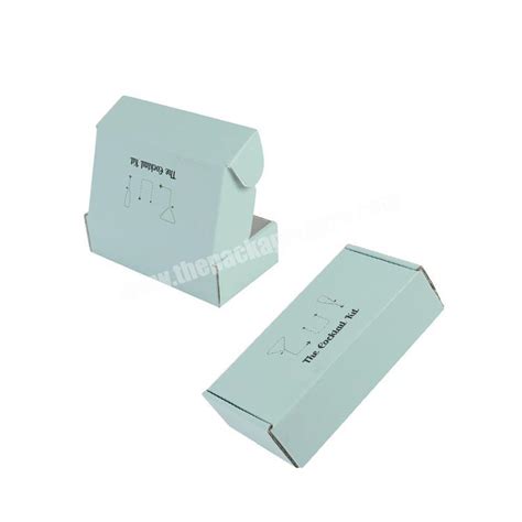 Mailing Order Box Custom Lash Shipping Packaging Matte Colored