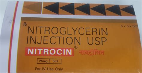 Nitrocin Nitroglycerin 25mg 50mg Usage Clinical Hospital Personal Id 18632442055