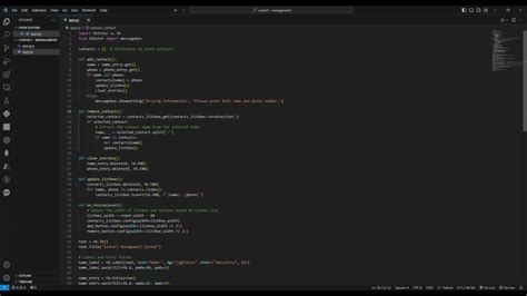 how i built a contact management system with python and tkinter malaiappan srikanth s posted