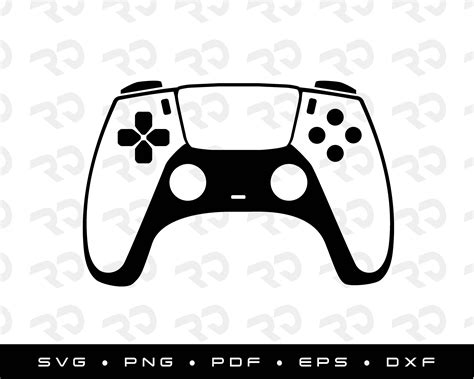 Ps5 Dualsense Gamer Gaming Controller Svg Png Pdf Eps Etsy Uk