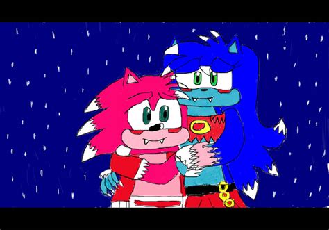 Werehog Sonamy Genderbent By Thebeachmunks On Deviantart