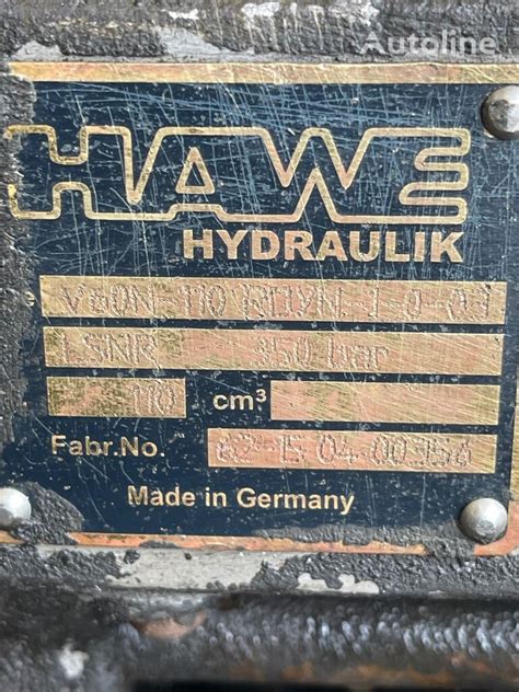 Hawe V60n 110 Hydraulic Pump For Truck For Sale Denmark Tappernøje