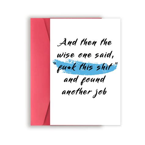 Buy YiKaLus Hilarious Leaving Card For Coworker Funny New Job Congrats
