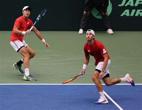 【デビス杯】日本4連勝！世界1269位綿貫陽介組が金星、元世界ランク1位ペアを撃破 テニス写真ニュース 日刊スポーツ